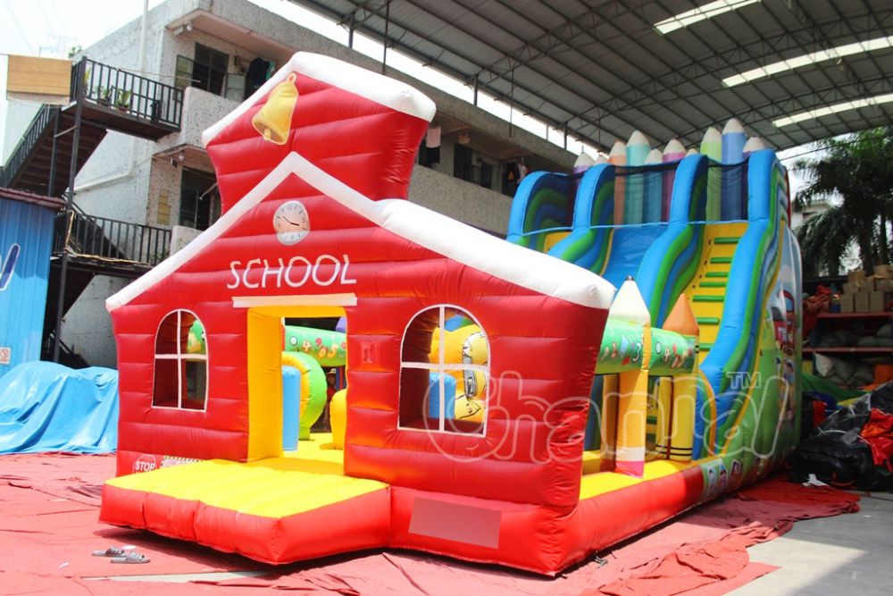 Back to School Inflatable Slide - Channal Inflatables