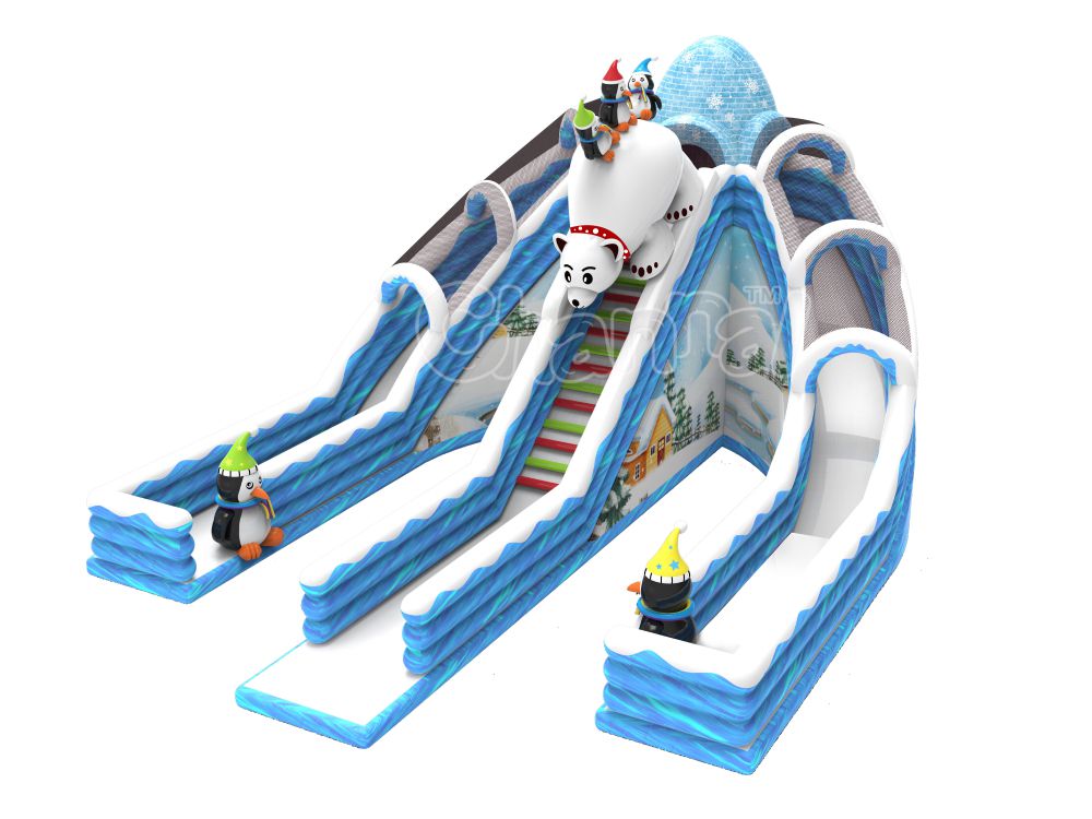 Winter Land Inflatable Slide - Channal Inflatables