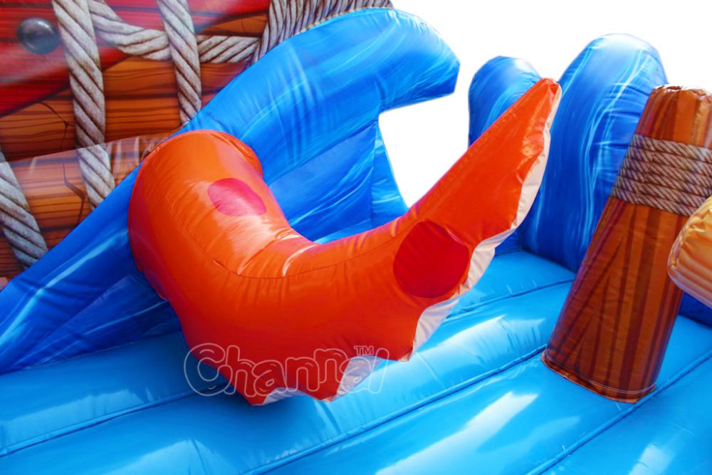 Kraken Attack Inflatable Slide - Channal Inflatables
