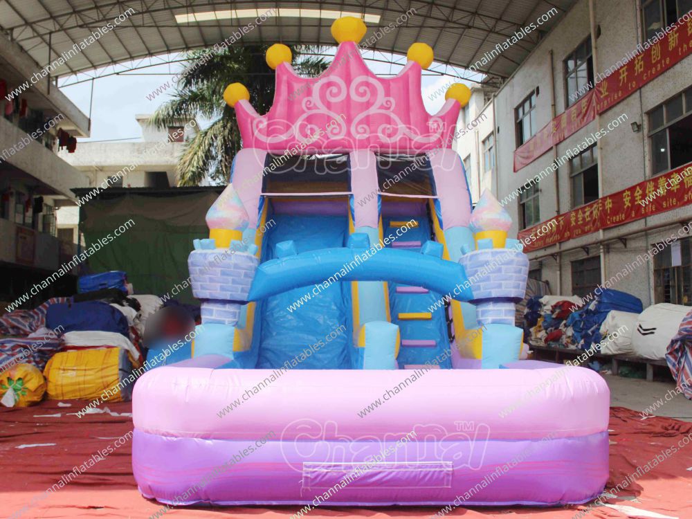 King Crown Inflatable Water Slide - Channal Inflatables