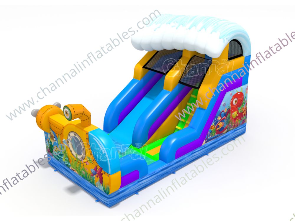 Tourist Submarine Water Slide - Channal Inflatables