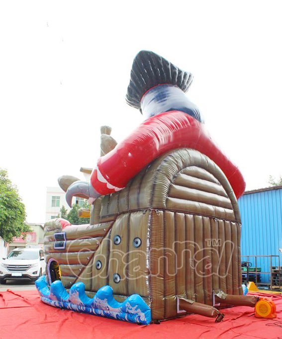 Pirate Ship Captain Inflatable Slide - Channal Inflatables Pirate Ship Captain Inflatable Slide - Channal Inflatables