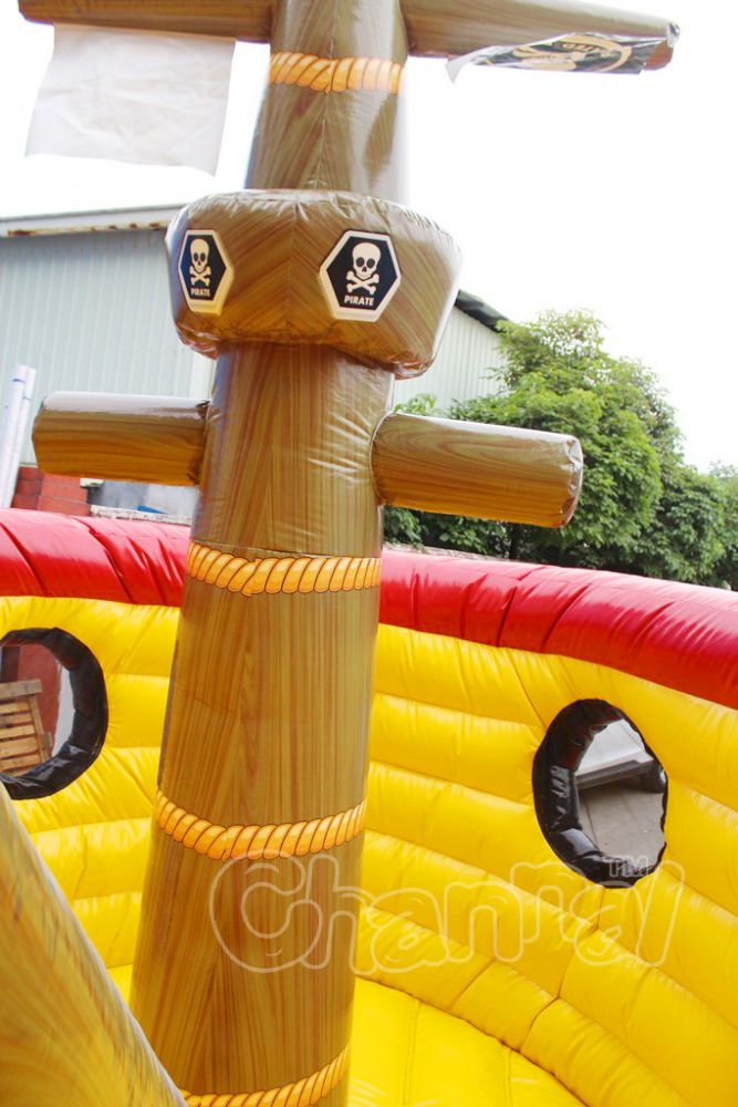 Pirate Ship Captain Inflatable Slide - Channal Inflatables Pirate Ship Captain Inflatable Slide - Channal Inflatables
