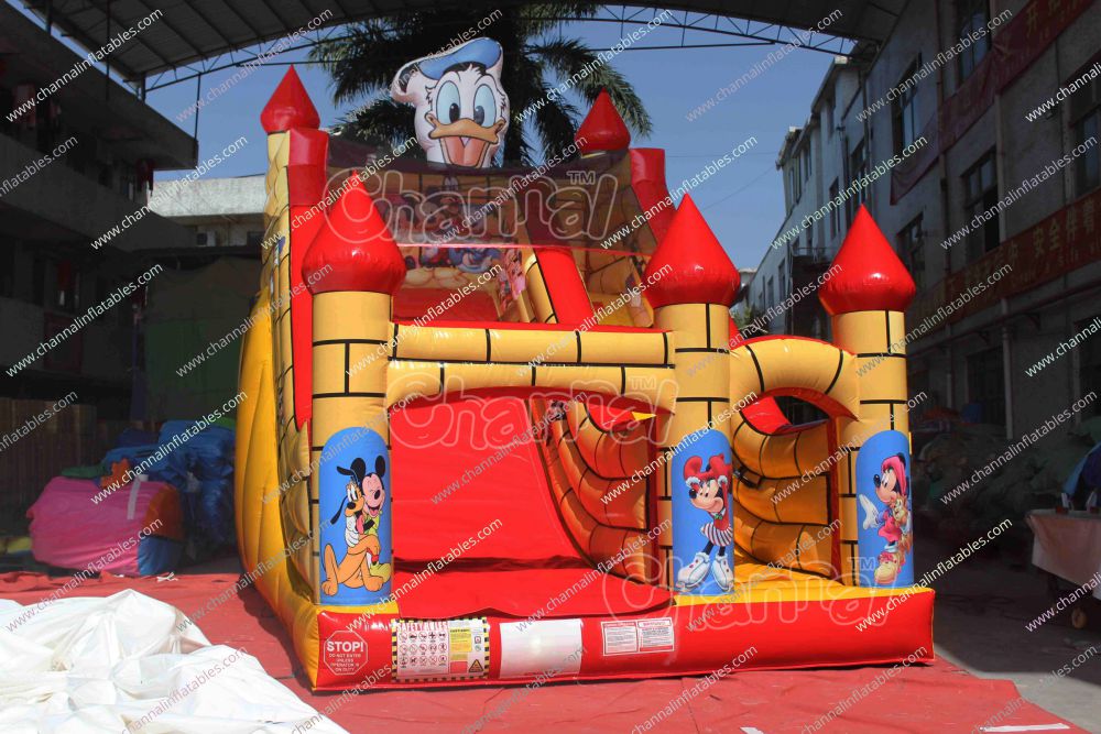 Donald Duck Inflatable Slide - Channal Inflatables