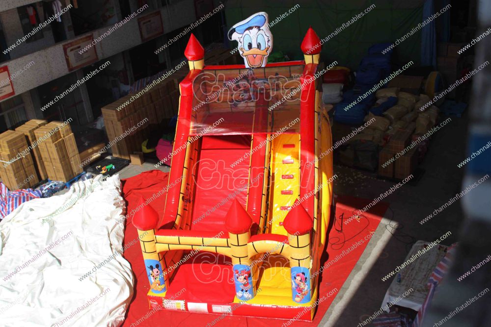 Donald Duck Inflatable Slide - Channal Inflatables