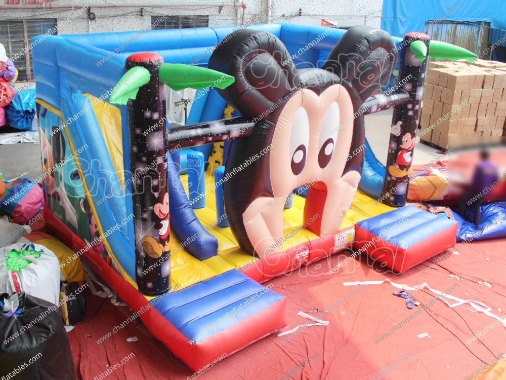 Mickey Mouse Double Slide - Channal Inflatables