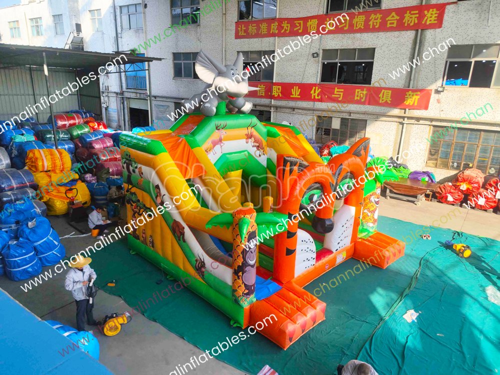 Fox Inflatable Slide - Channal Inflatables