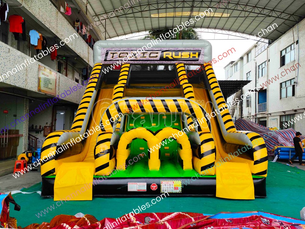 Toxic Rush Slide - Channal Inflatables
