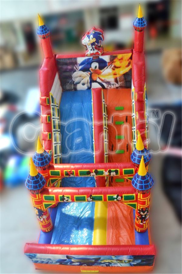 Sonic Castle Inflatable Slide - Channal Inflatables