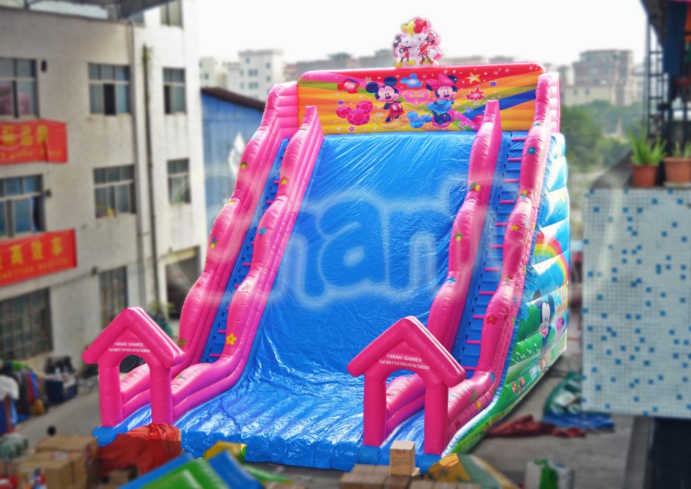 Mickey Minnie Mouse Inflatable Slide - Channal Inflatables