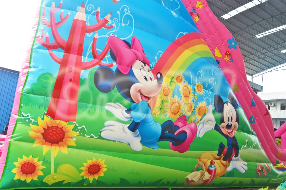 Mickey Minnie Mouse Inflatable Slide - Channal Inflatables
