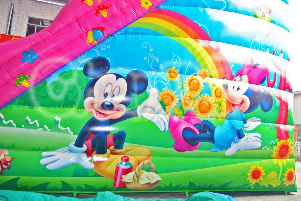 Mickey Minnie Mouse Inflatable Slide - Channal Inflatables