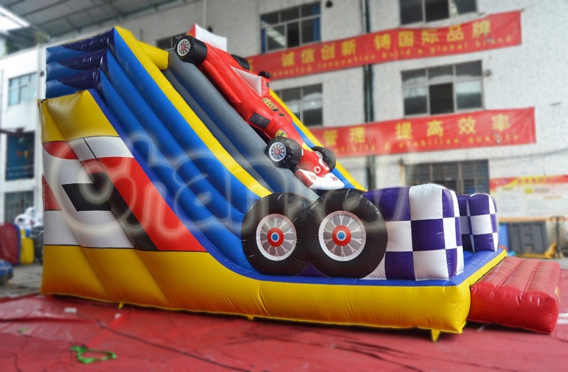 Racecar Inflatable Slide - Channal Inflatables