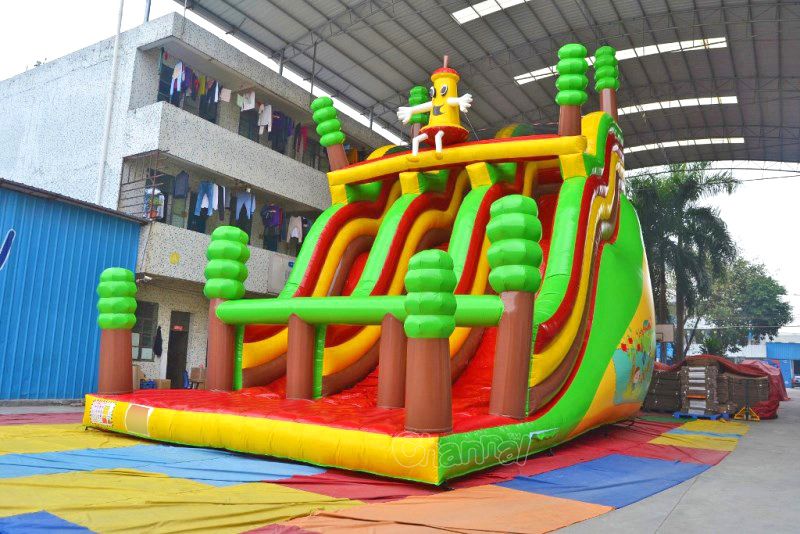 Apple Inflatable Slide - Channal Inflatables