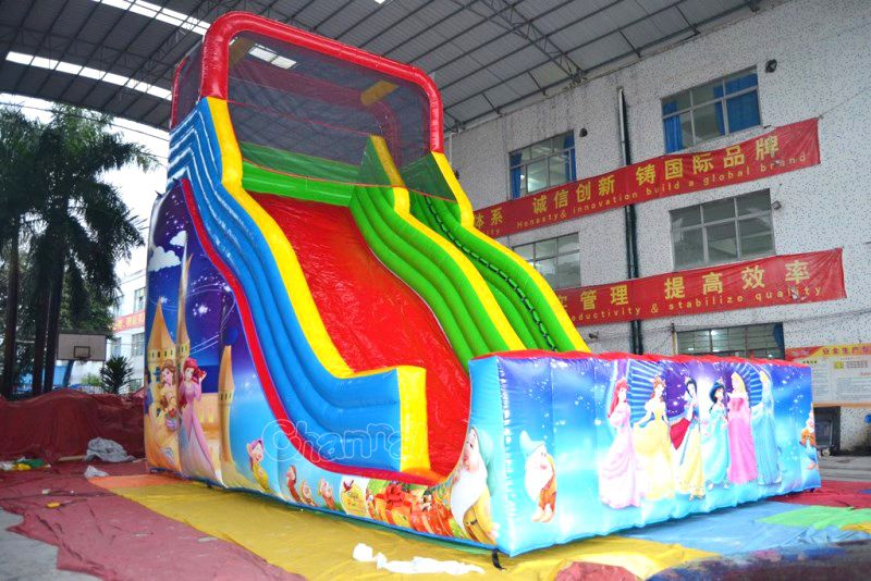 Princesses And Seven Dwarfs Inflatable Slide - Channal Inflatables