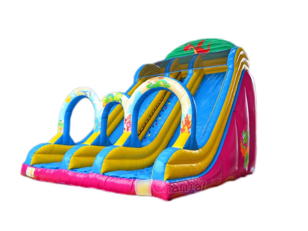 Blow Up Dragon Slide - Channal Inflatables