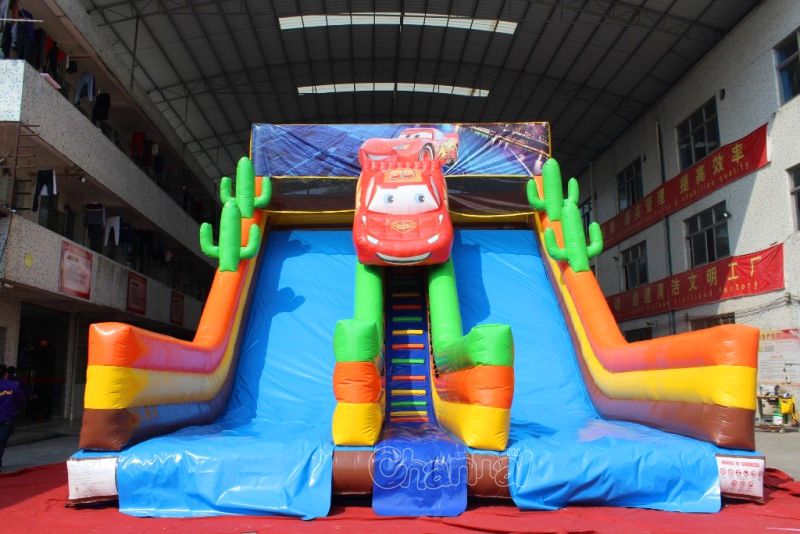 Disney Cars Double Slide - Channal Inflatables