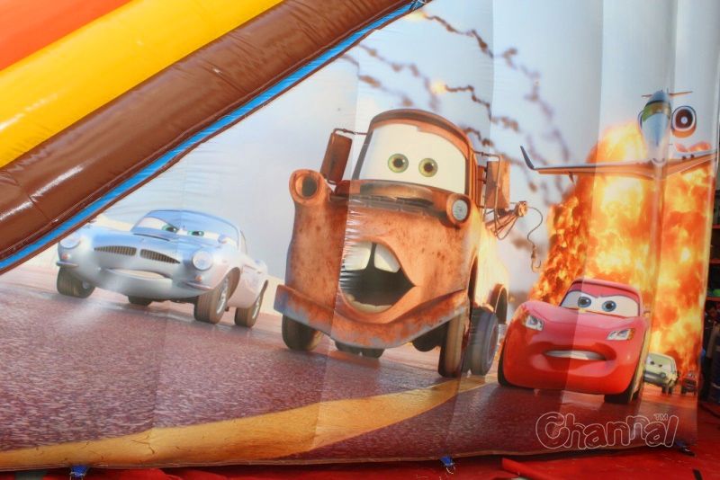 Disney Cars Double Slide - Channal Inflatables