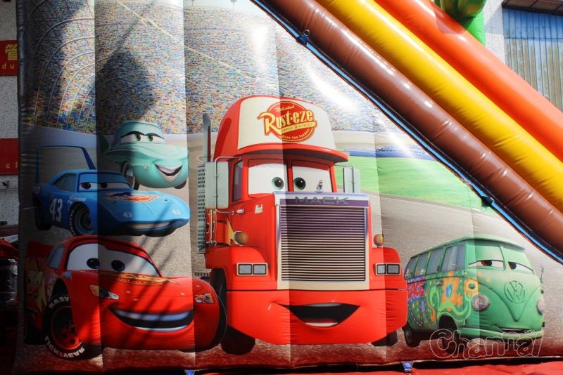 Disney Cars Double Slide - Channal Inflatables