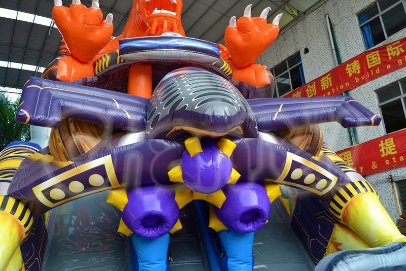 Alien Monster Inflatable Slide - Channal Inflatables