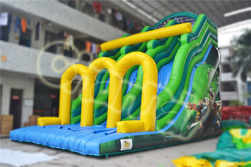 Ninja Turtles Inflatable Slide - Channal Inflatables