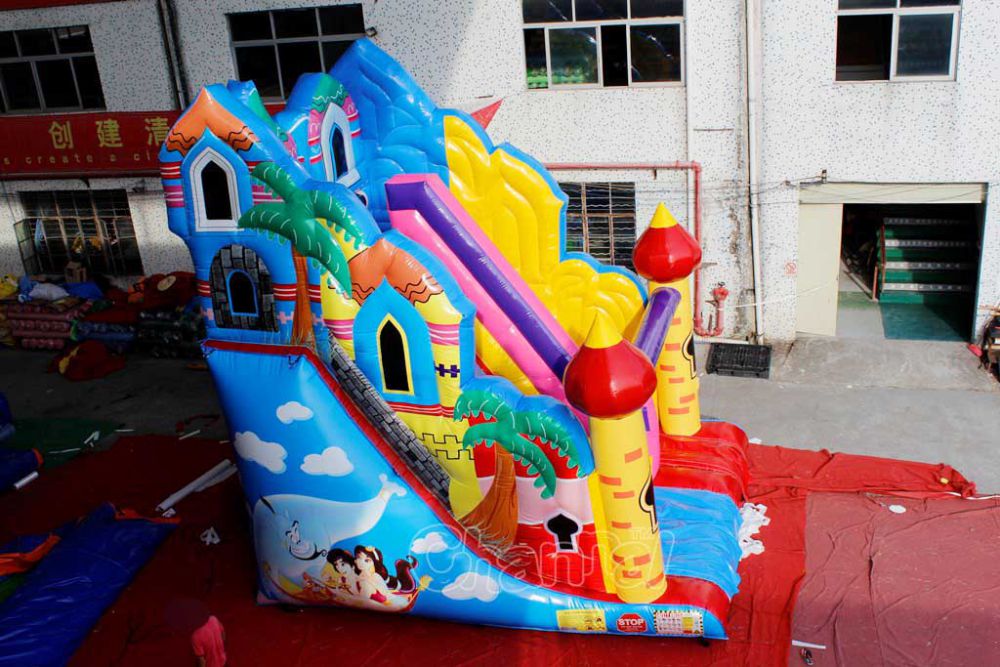 Aladdin Palace Inflatable Slide - Channal Inflatables
