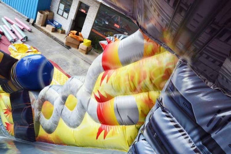 Alien Invasion Inflatable Slide - Channal Inflatables
