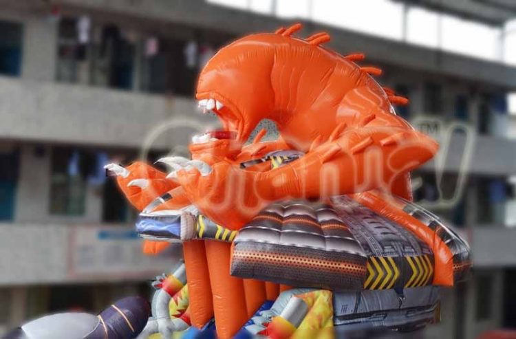 Alien Invasion Inflatable Slide - Channal Inflatables