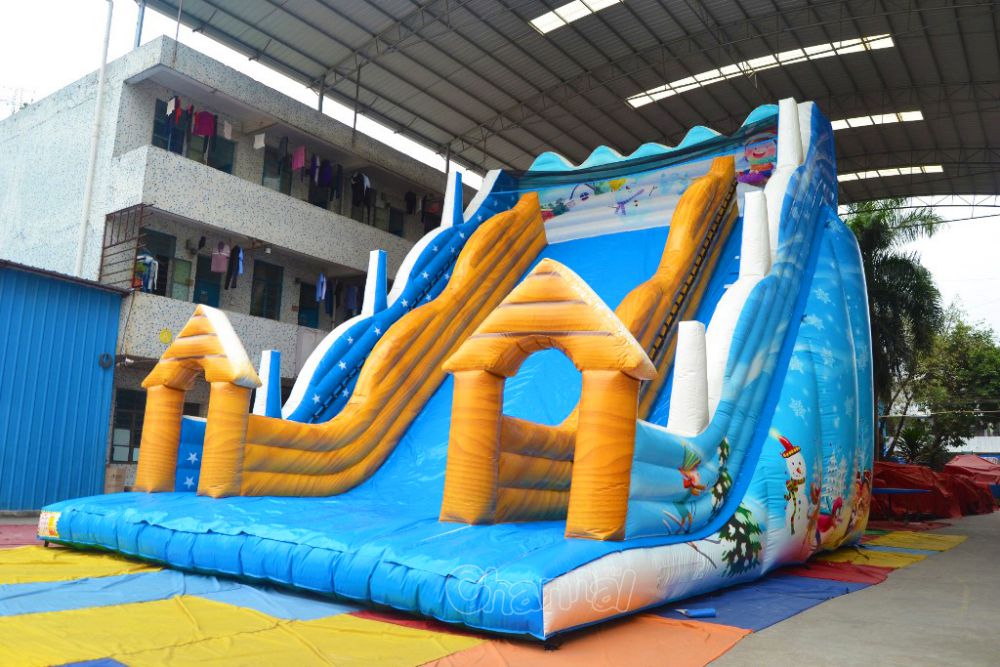 Winter Skiing Inflatable Slide - Channal Inflatables