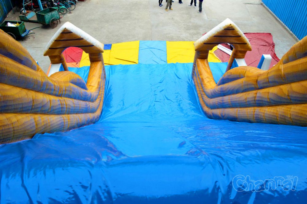 Winter Skiing Inflatable Slide - Channal Inflatables