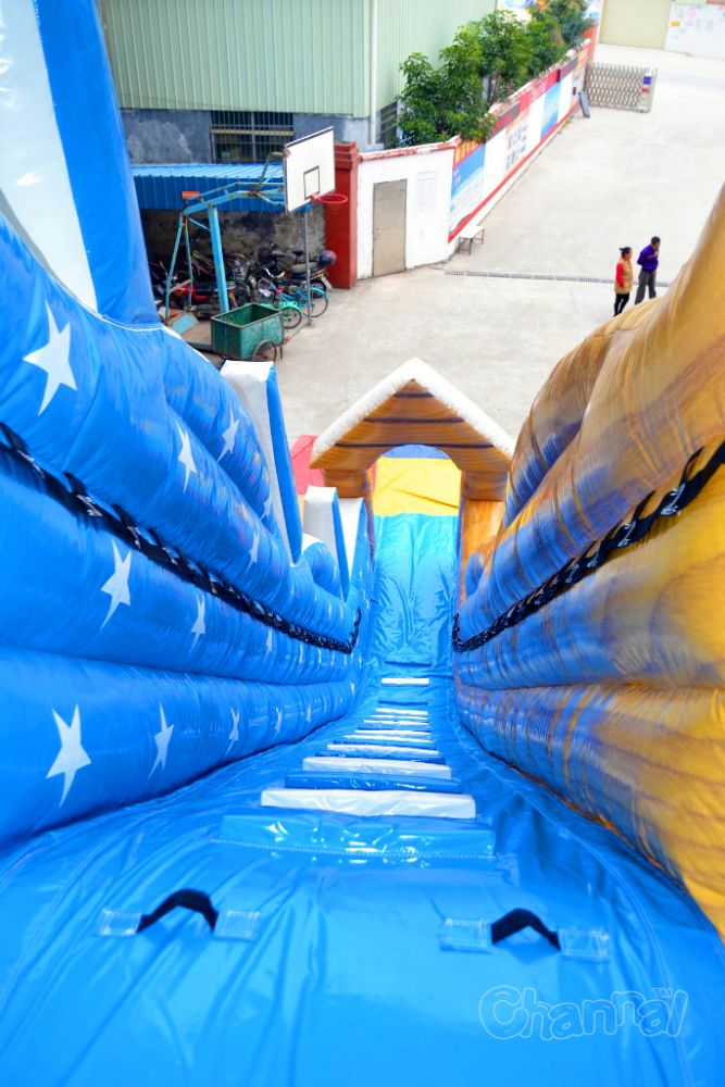 Winter Skiing Inflatable Slide - Channal Inflatables