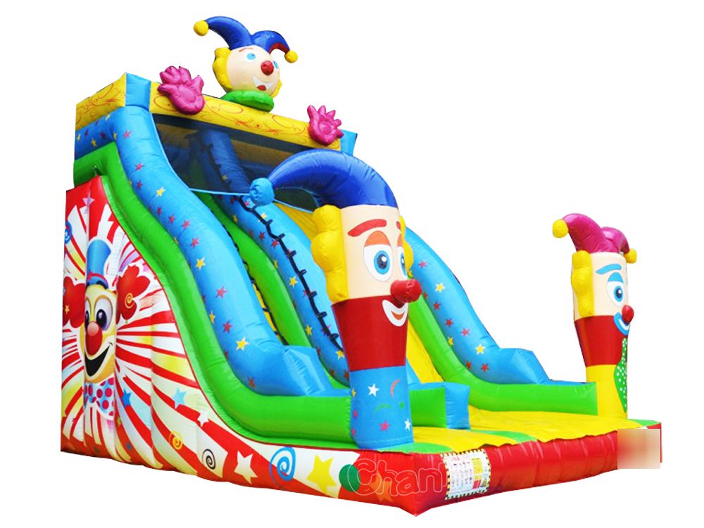 Magic Clown Inflatable Slide - Channal Inflatables