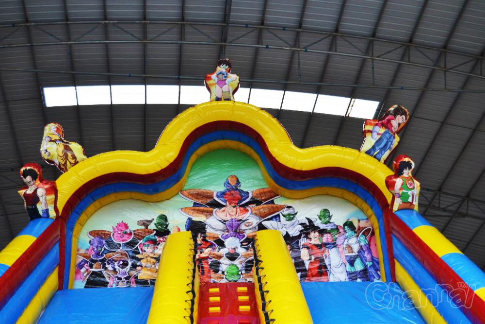 Dragon Ball Goku Inflatable Slide - Channal Inflatables