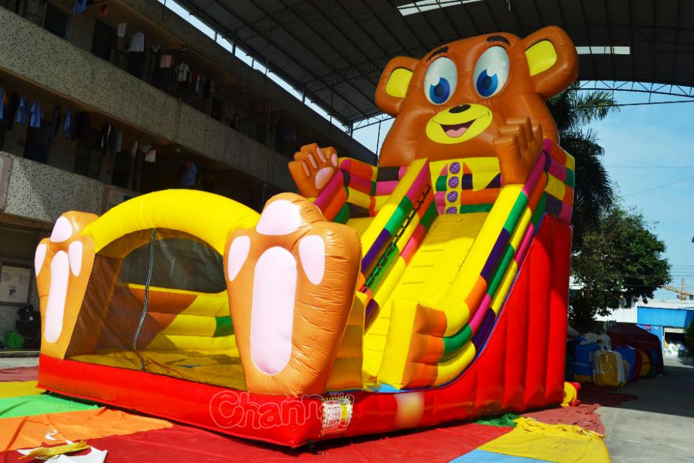 Sitting Cartoon Mouse Inflatable Slide - Channal Inflatables
