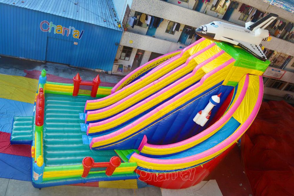 Little Astronaut Inflatable Slide - Channal Inflatables