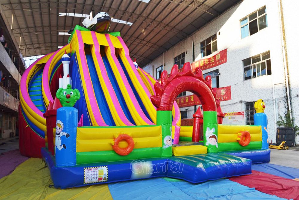 Little Astronaut Inflatable Slide - Channal Inflatables