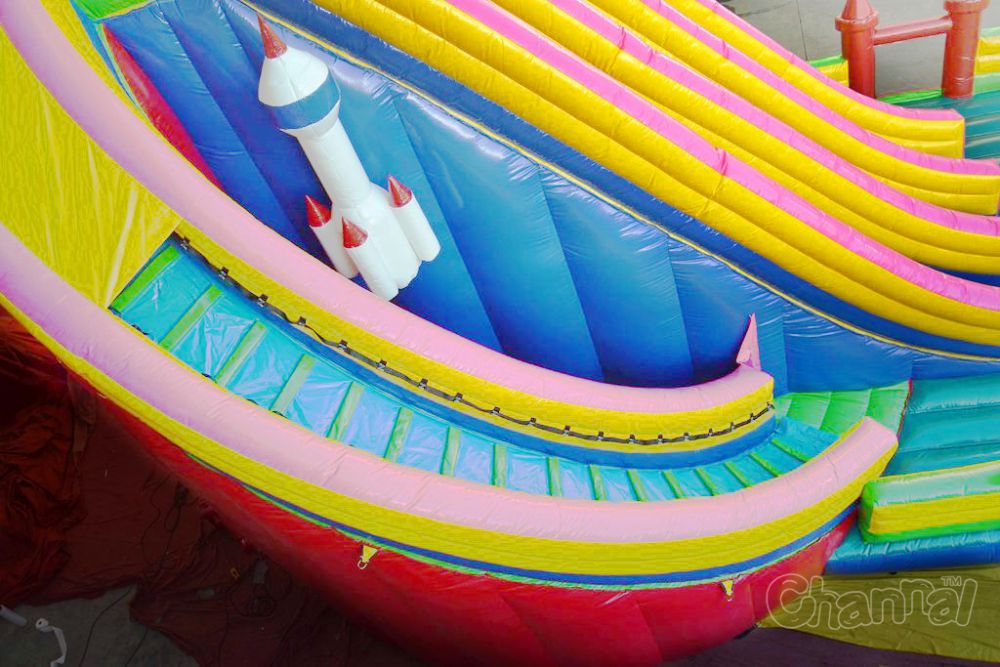 Little Astronaut Inflatable Slide - Channal Inflatables