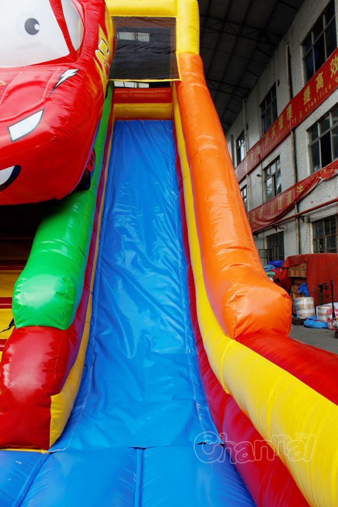 Cars In Desert Inflatable Slide - Channal Inflatables