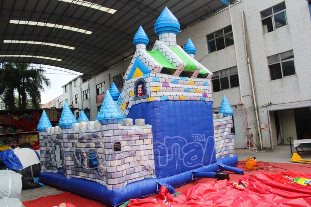 King's Castle Inflatable Playground With Slide - Channal Inflatables