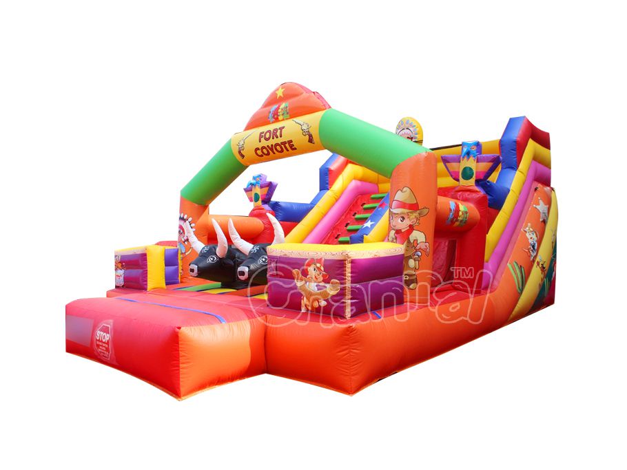 West Cowboy Theme Inflatable Slide - Channal Inflatables