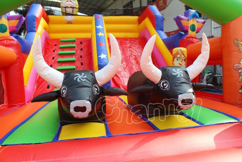 West Cowboy Theme Inflatable Slide - Channal Inflatables