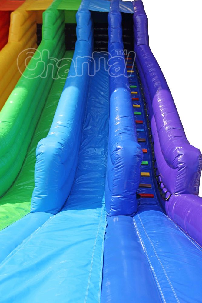 4 Lane Rainbow Slide - Channal Inflatables