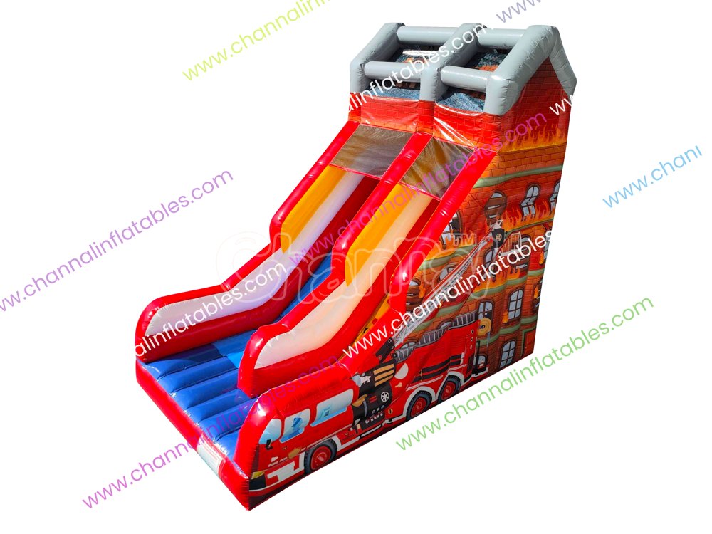 Firefighting Dry Slide - Channal Inflatables