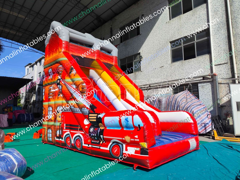 Firefighting Dry Slide - Channal Inflatables