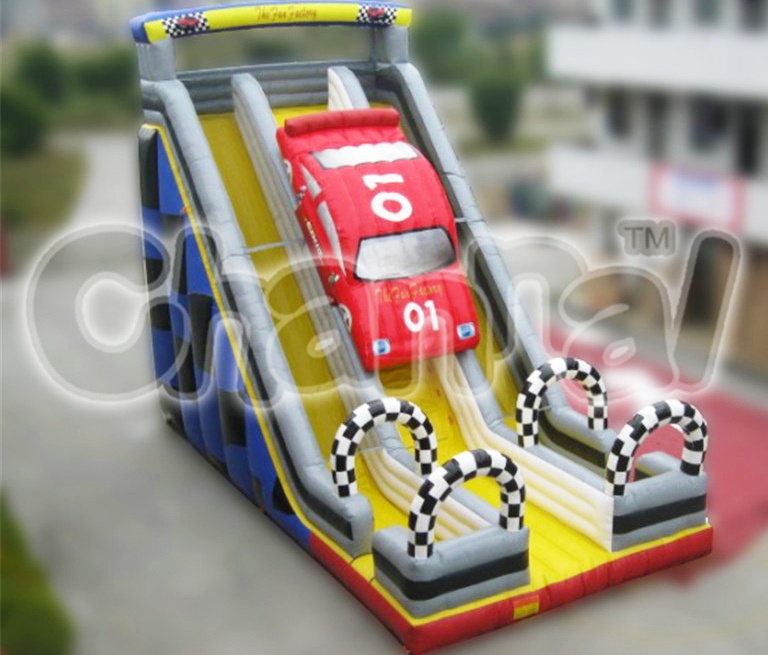 Race Car Inflatable Slide - Channal Inflatables