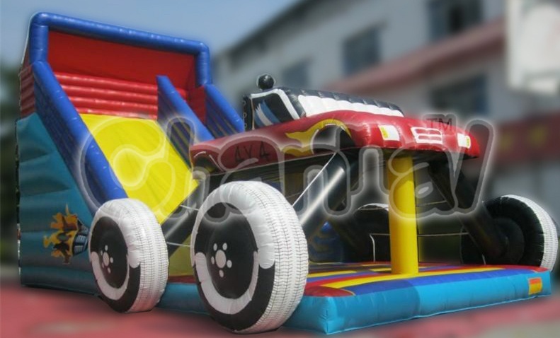 Monster Car Inflatable Slide - Channal Inflatables