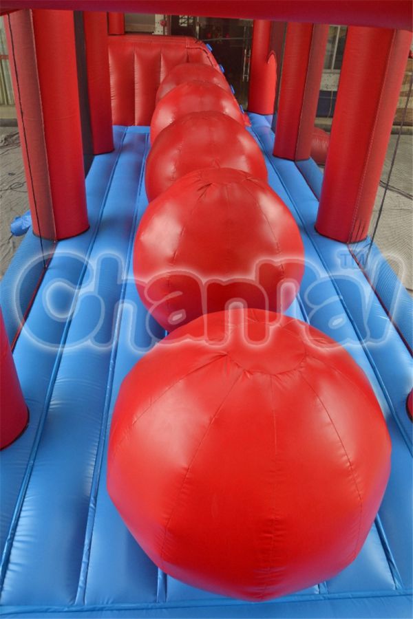 Inflatable Wipe Out Big Ball Game - Channal Inflatables