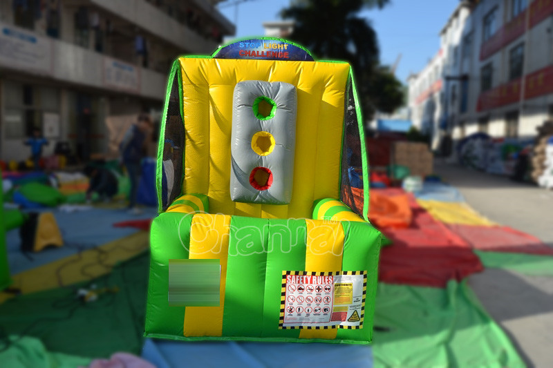 Inflatable Stop Light Challenge Game - Channal Inflatables