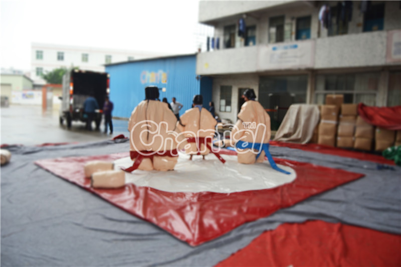 Giant Sumo Suits With Helmets - Channal Inflatables