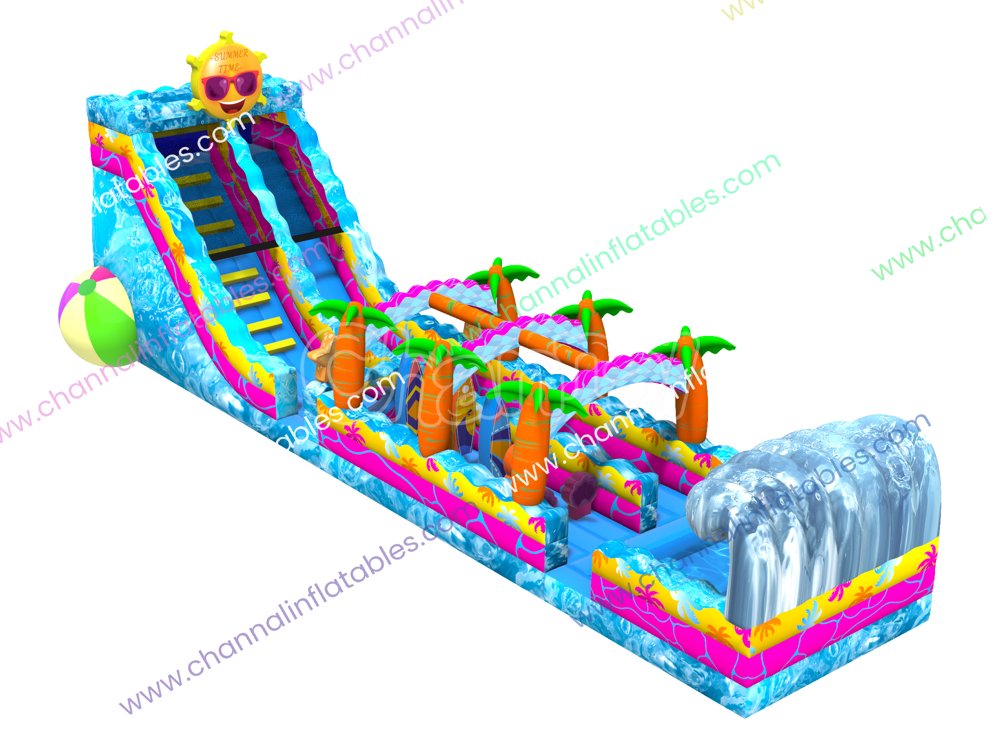 Summertide Inflatable Water Slide - Channal Inflatables